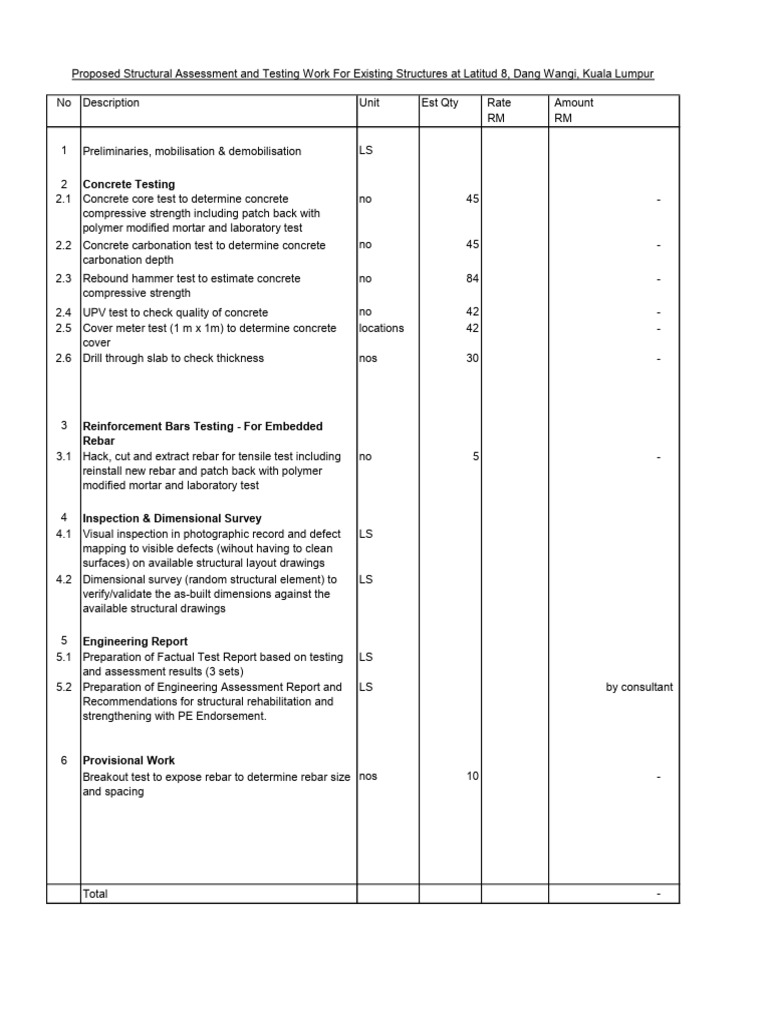 Latitud8 Dang Wangi Bq-testing1-Setsco | PDF | Concrete | Materials Science