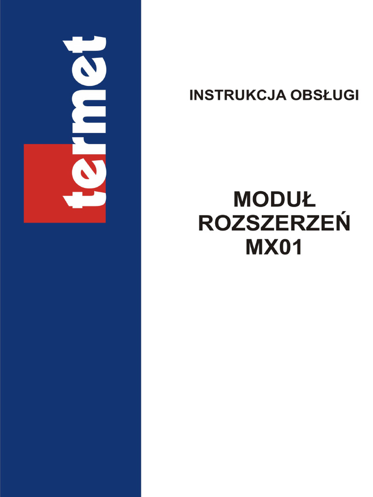 mx01 Instrukcja | PDF