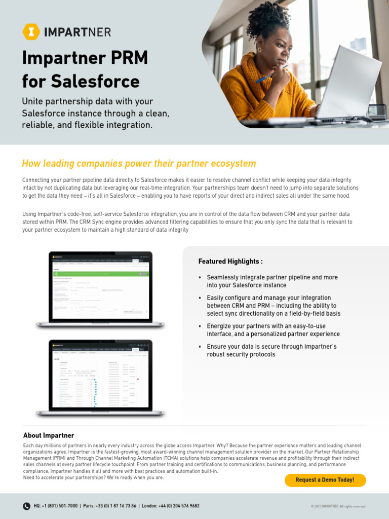 Impartner Salesforce Integration | PDF | Customer Relationship Management | Information Technology