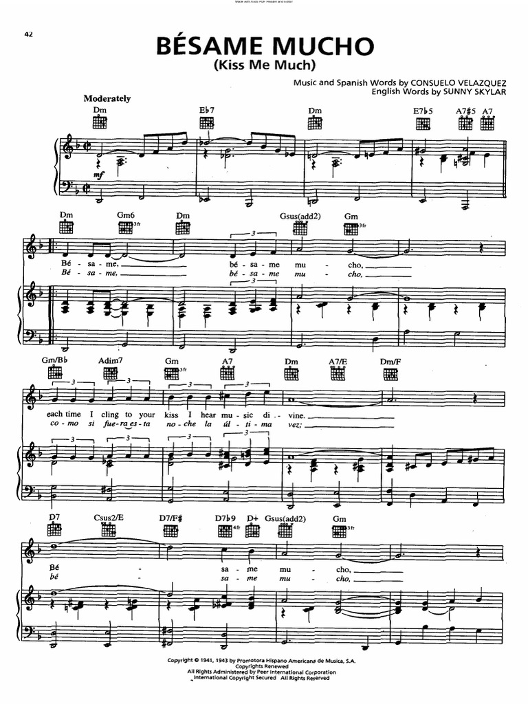 Besame Mucho | PDF