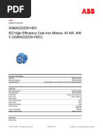 IEC Motor Flange Size Dimensions | PDF