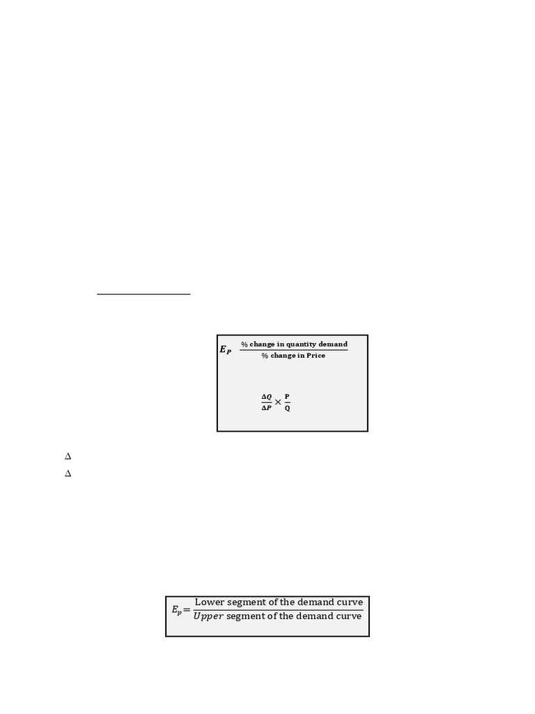 Elasticity of Demand NOTES 5 6 | PDF