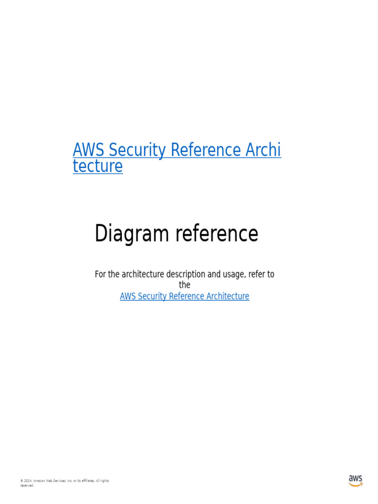 Aws Security Reference Architecture Deep Dive | PDF | Amazon Web Services | Active Directory