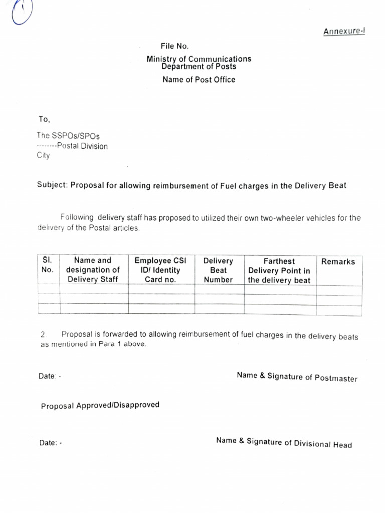 Fuel Charges in The Delivery Bike Allowance | PDF | Public Services | Written Communication
