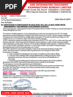 Umta 2025 Mock Circular | PDF