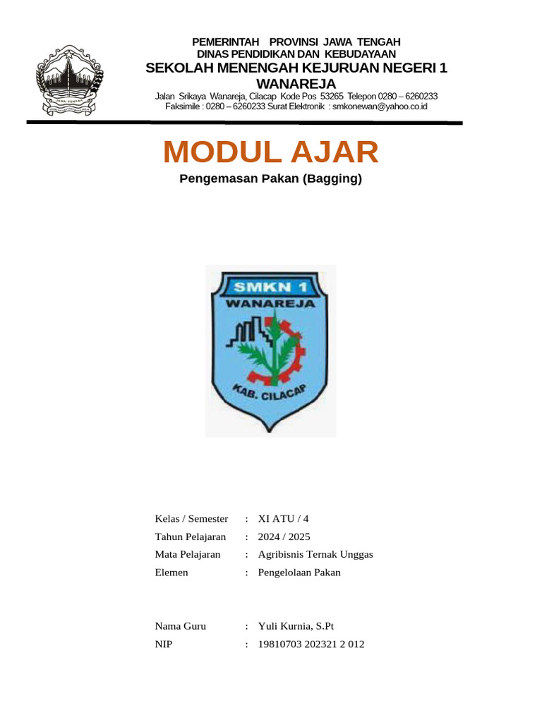 MODUL PENGEMASAN BAHAN PAKAN (Bagging) | PDF