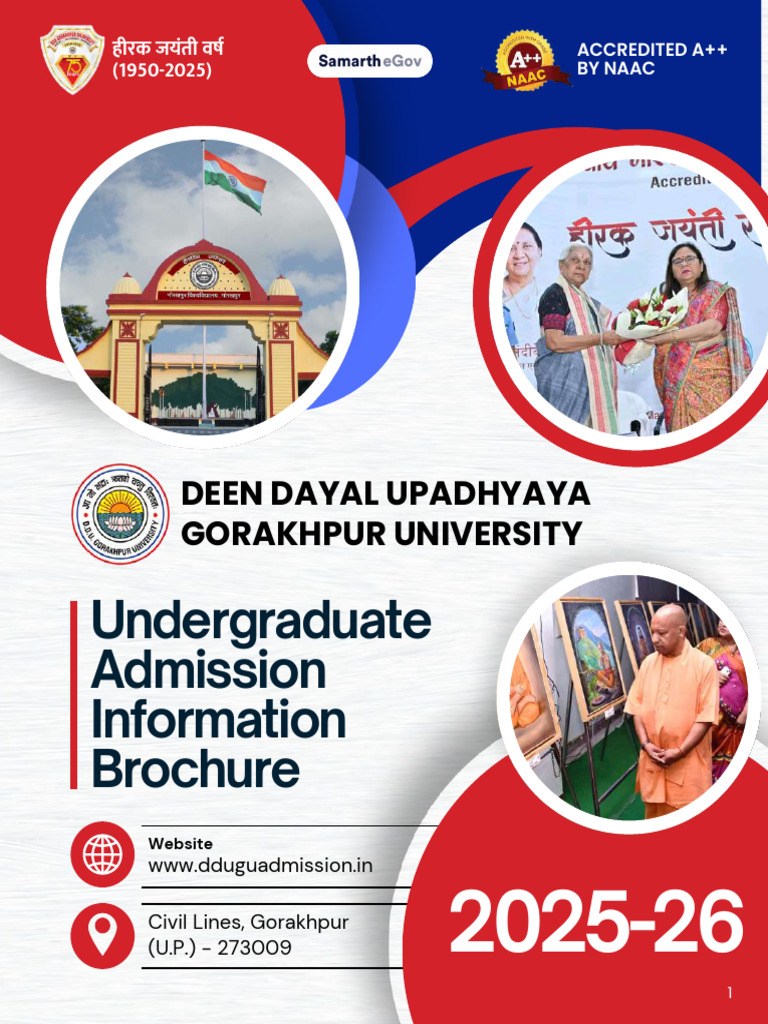 UG Brochure 2025 | PDF | University And College Admission | Bachelor's Degree
