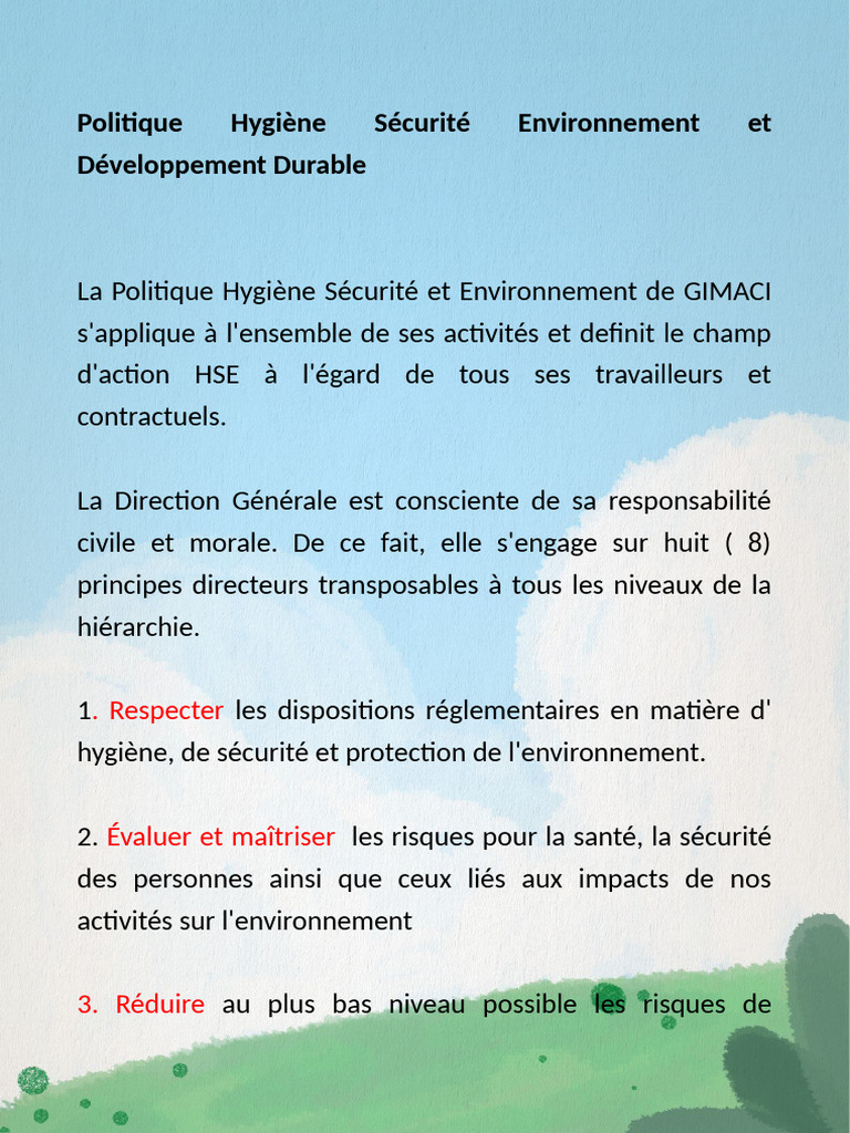 Gimaci Politique Hse | PDF