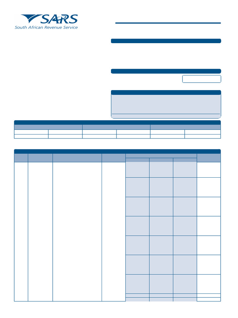 Sars Emp201 Statement - Proof of Payments | PDF | Business | Payments