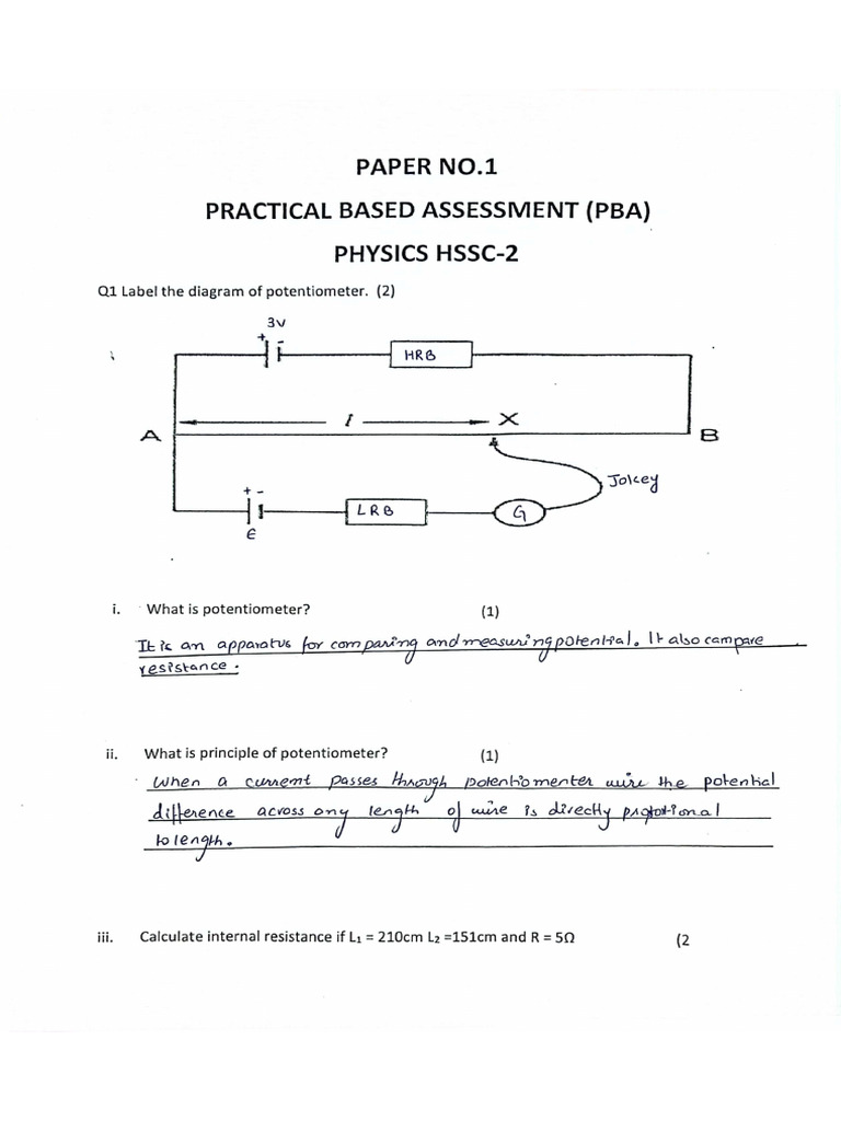 Physics PBA HSSC-II | PDF