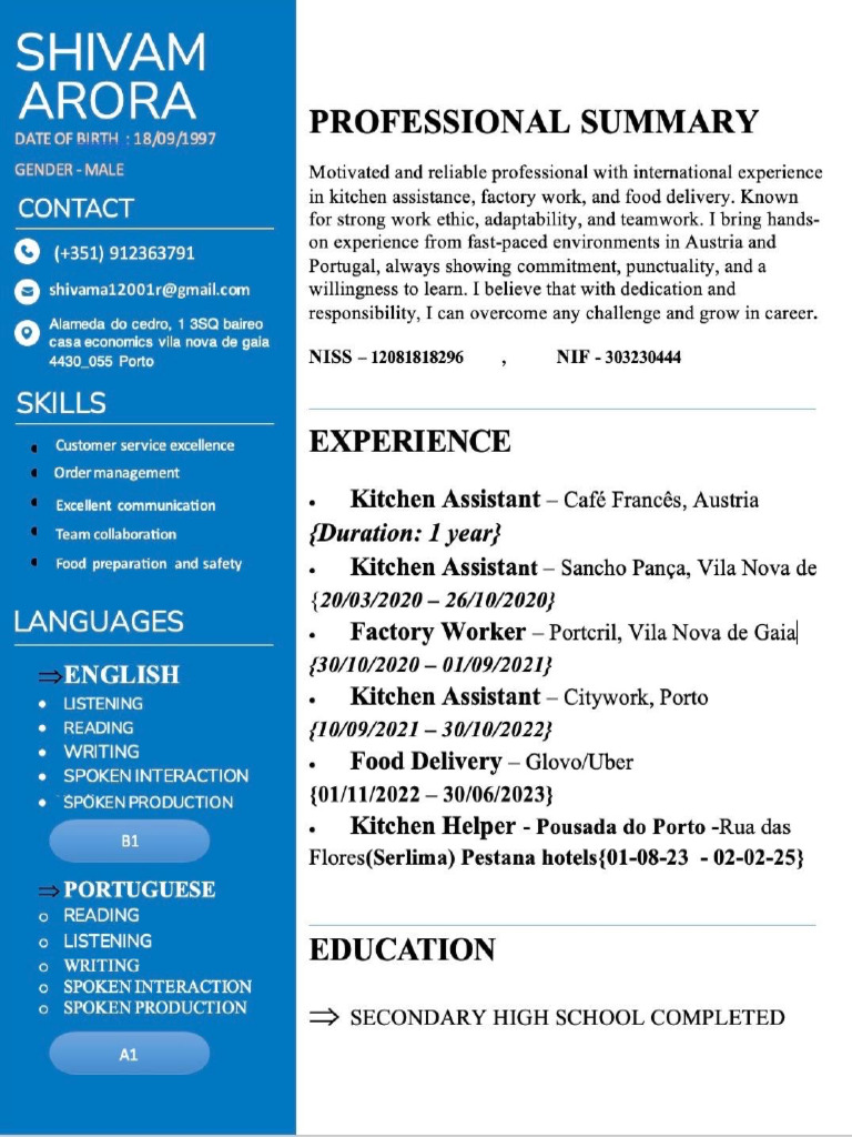 Shivam Arora CV | PDF