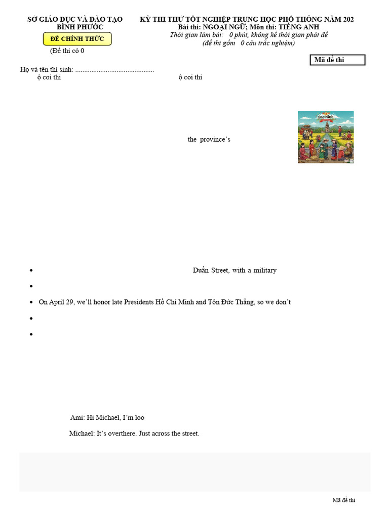 1 Tieng Anh DE2 Thi Thu TNTHPT 2025 | PDF | Poaching | Crime & Violence