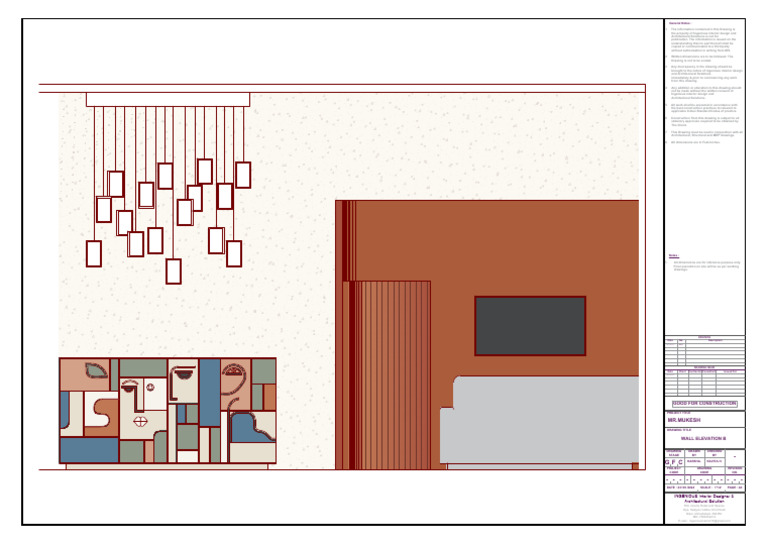 Chandra Studio Wall Elevation C | PDF