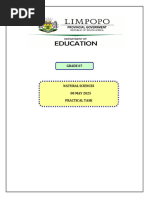 Natural Science Grade 7 Practical Task | PDF