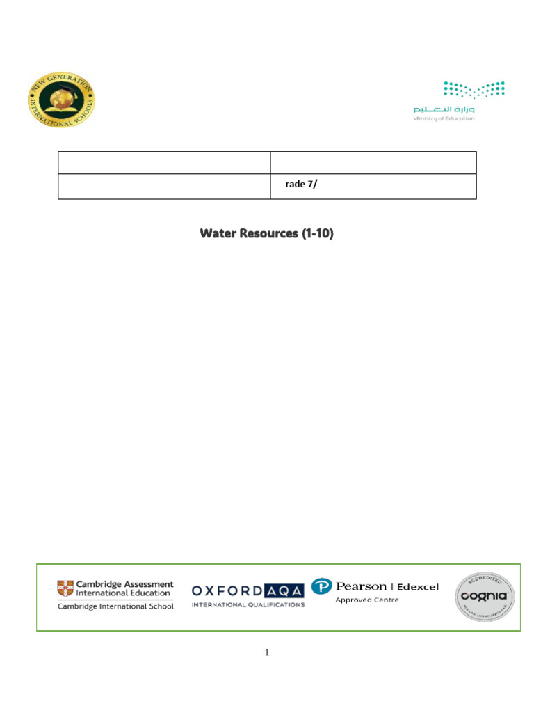 Grade 7 Science 2nd Term Interim Exam Revision Sheet Final | PDF ...