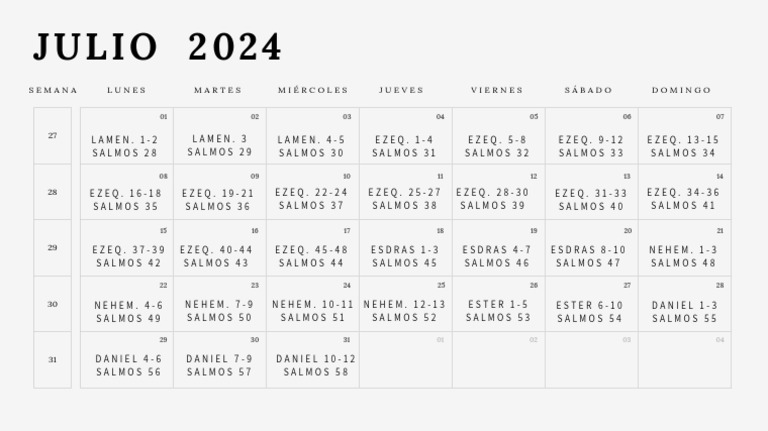 7-Calendario 2024 Julio | PDF