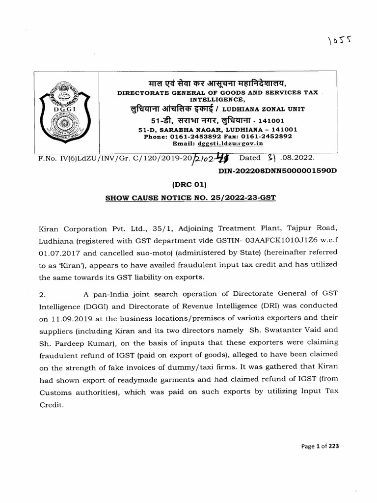 SCN-Kiran Corporation | PDF