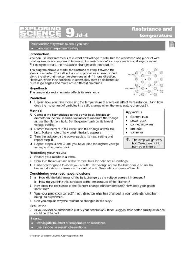 Physics For Grade 8 | PDF