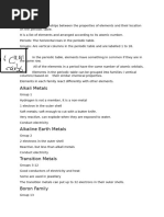 Grade 10 Periodic Table Overview | PDF | Chemical Elements | Periodic Table