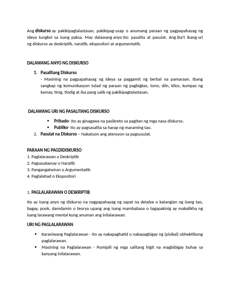 Diskurso Report | PDF