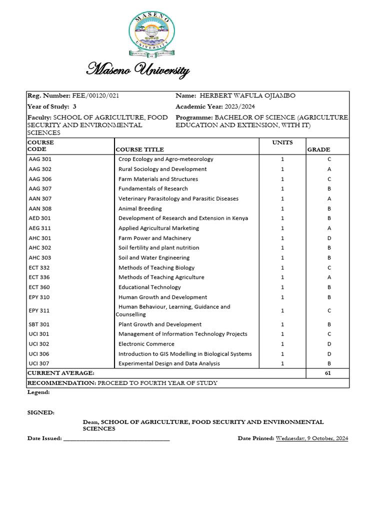Transcript-FEE00120021 (7) - 081032 | PDF | Agriculture | Biology