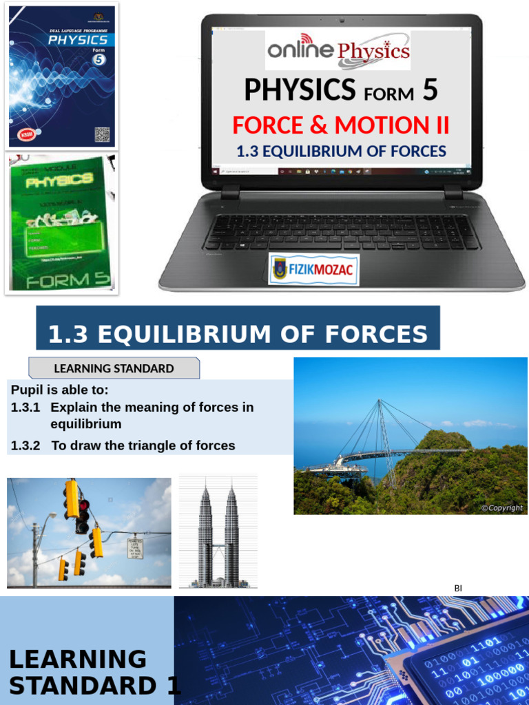1.3 Equilibrium of Forces 2021 | PDF | Force | Tension (Physics)