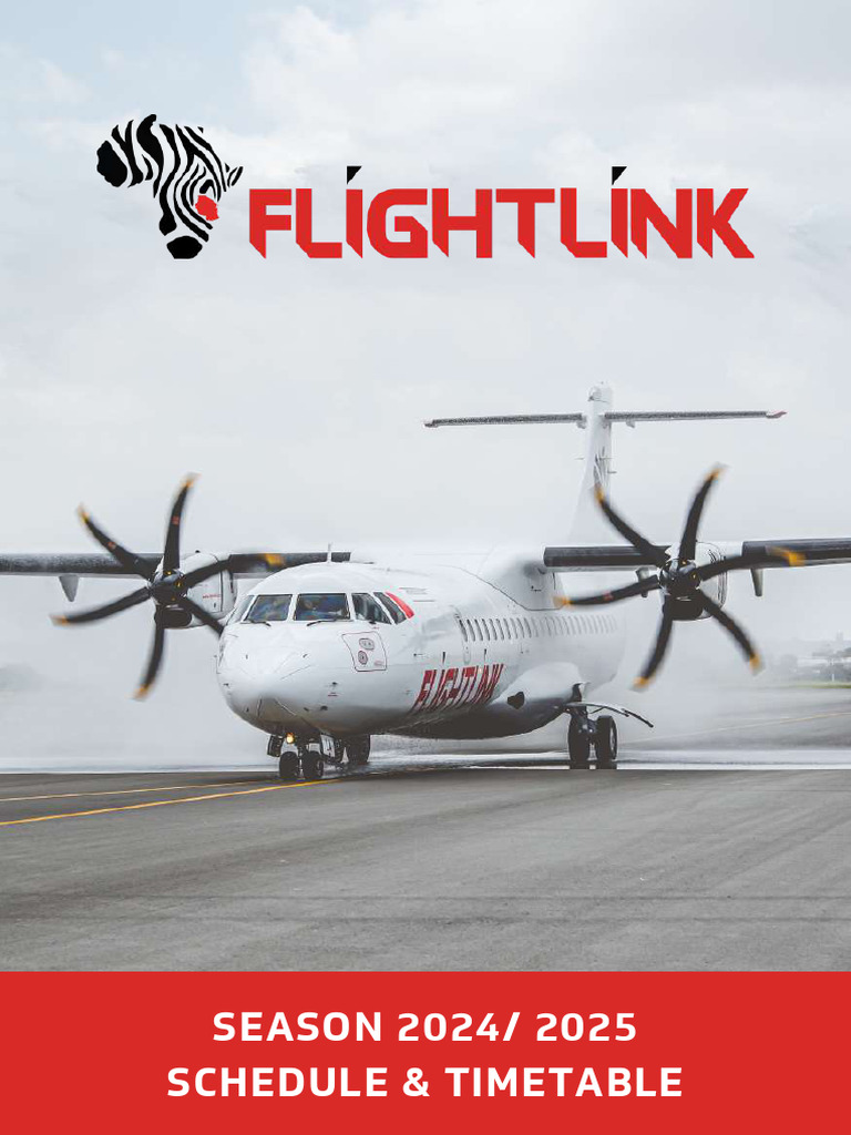 Flightlink Timetable 2024 2025 - Compressed | PDF | Airlines