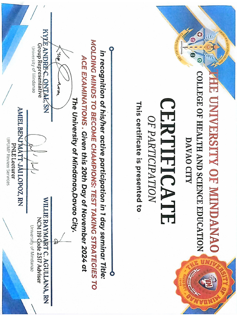 E Cert | PDF
