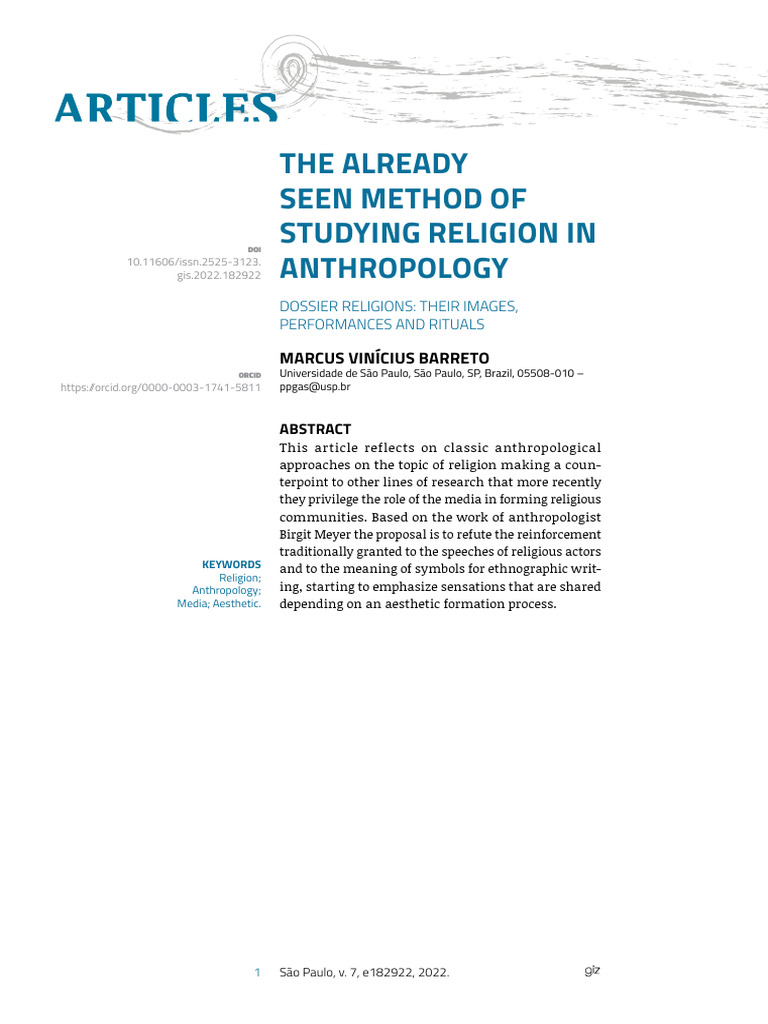 Lpsantos, 22 - Revista GIZ - The Already Seen Method of Studying ...