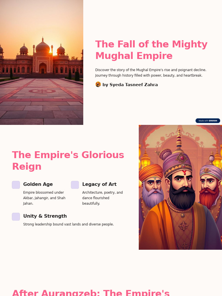 The Fall of The Mighty Mughal Empire | PDF | Mughal Empire