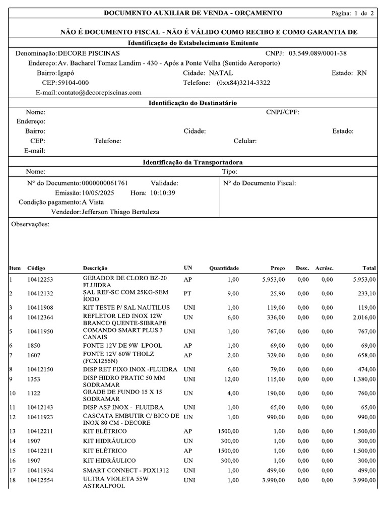 Gleydson Greenclub 1 | PDF