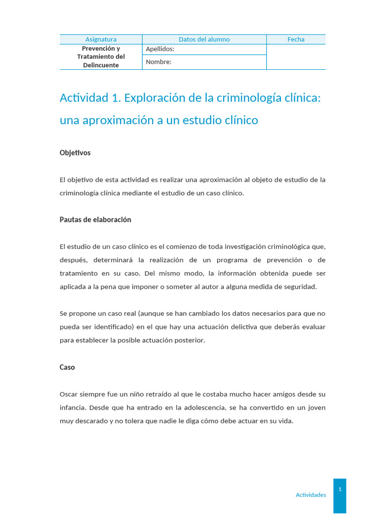Gcrimi20 - Act1 2 | PDF | Criminología