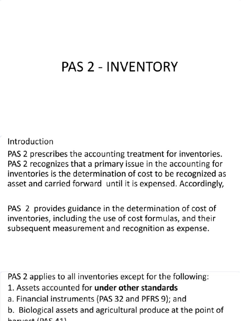 PAS 2 | PDF