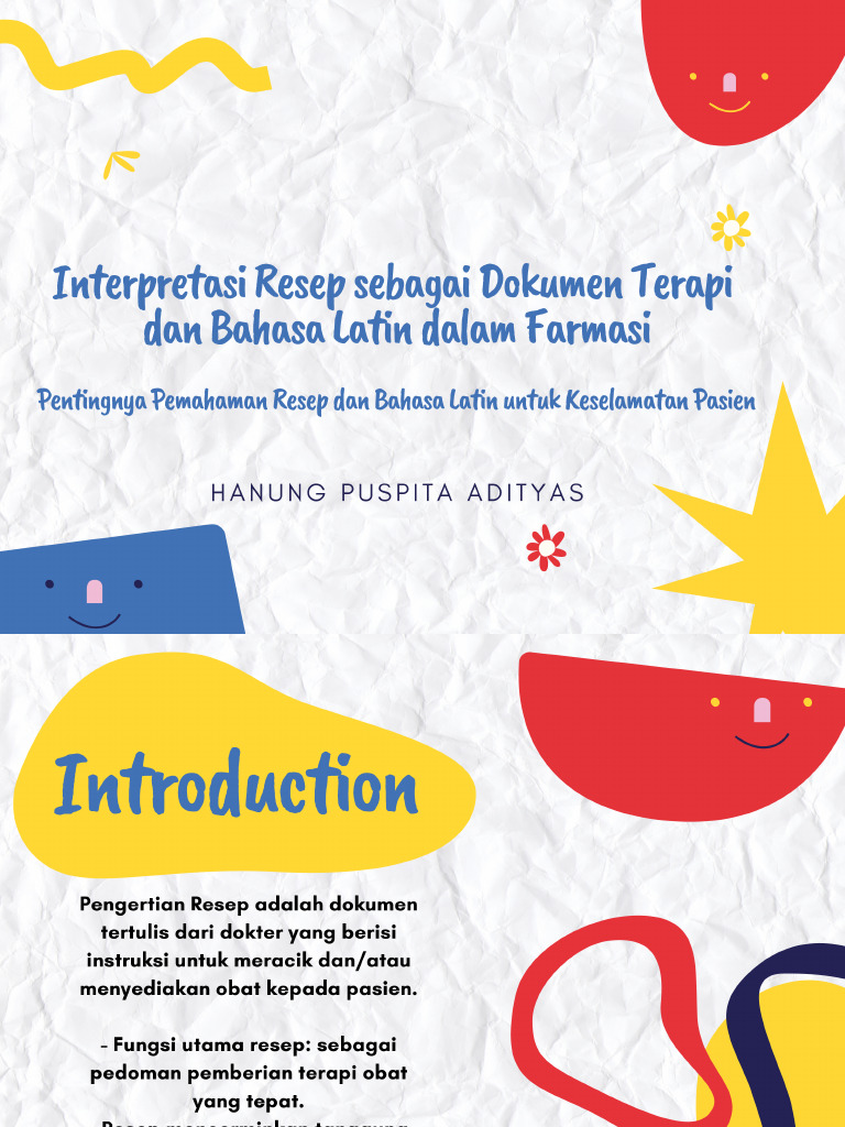 Interpretasi Resep Dan Bahasa Latin.pptx | PDF