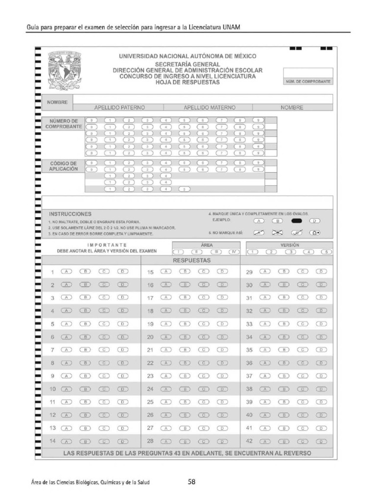 Examen Unam | PDF