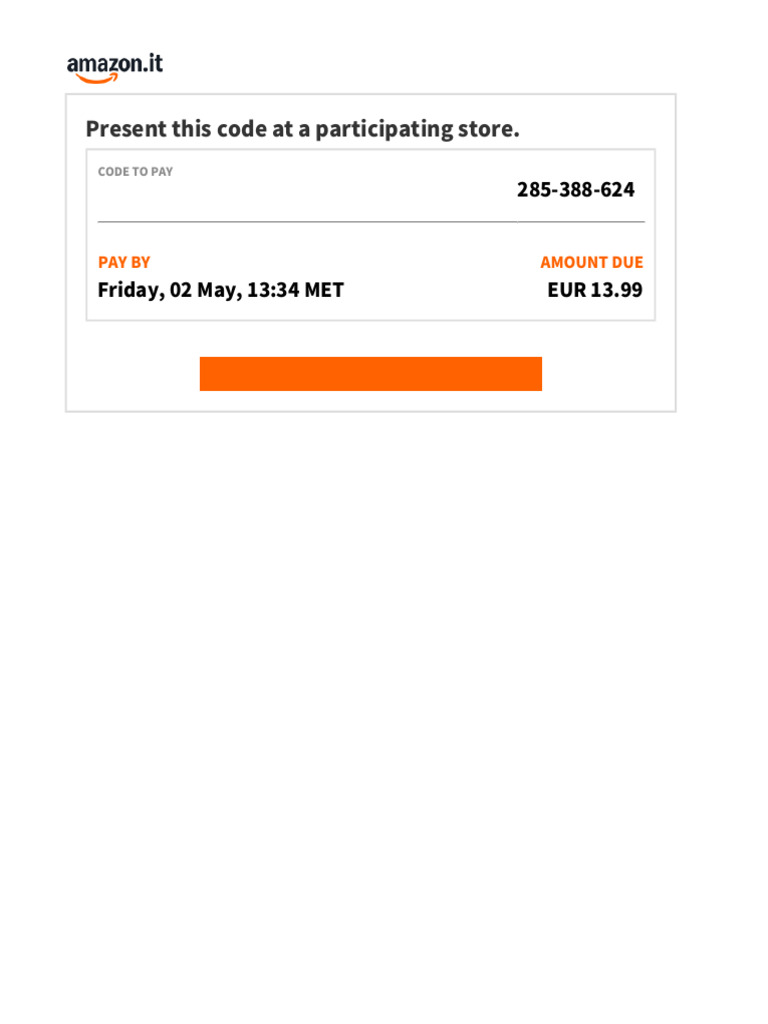 Amazon PayCode | PDF