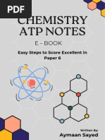 Z Notes Chemistry 2023-25 | PDF | Ion | Reaction Rate
