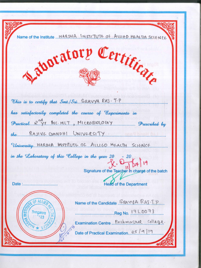 Microbiology MLT | PDF