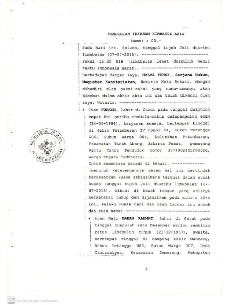 Akta Notaris-6 | PDF
