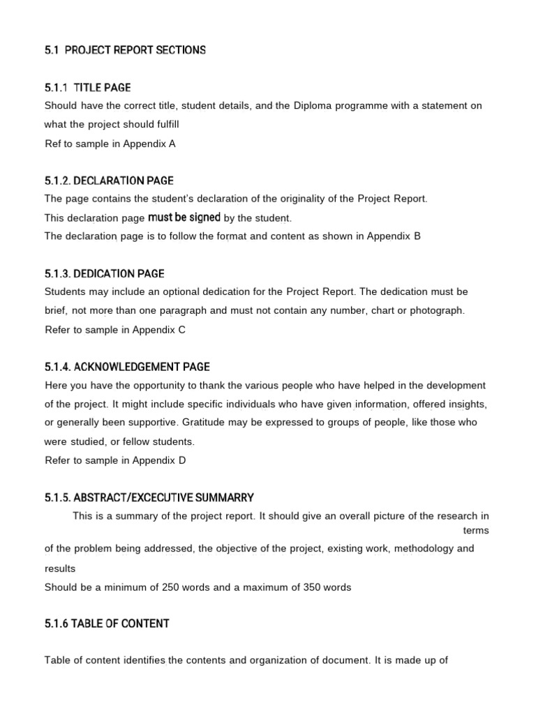 Project Report Guidelines - Updated | PDF | Publishing | Text