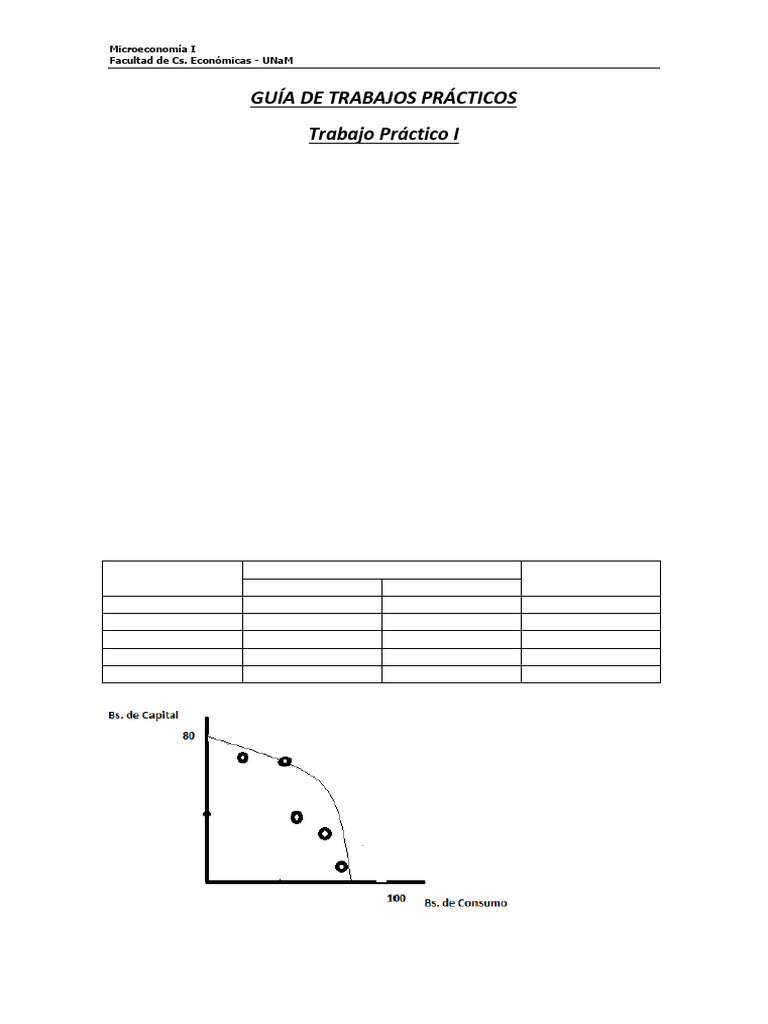 Guía Ejercicios MICUN-TP-1 | PDF | Desempleo | Bienes