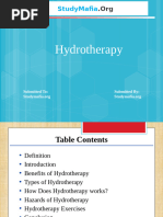 Hydrotherapy Exercise Cards for Rehab | PDF | Individual Sports | Sports