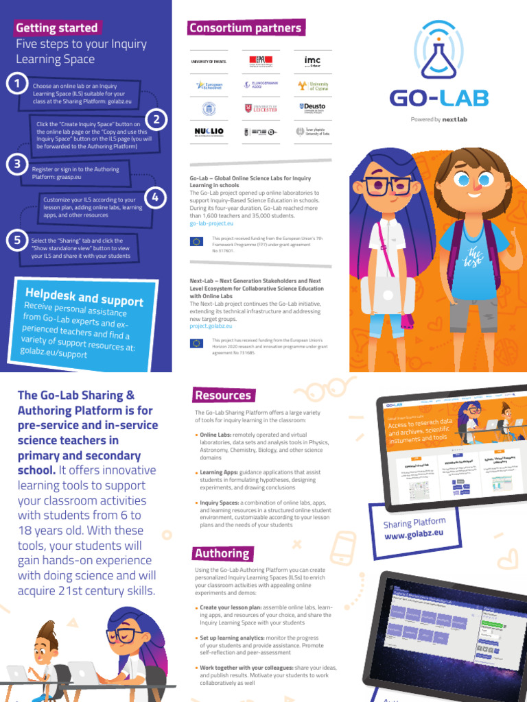 Go-Lab Leaflet Incl. Short Guide | PDF | Experiment | Science
