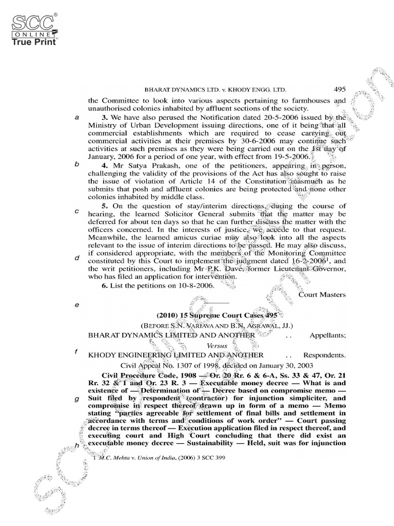 bharat dynamics v khody engineering | PDF | Supreme Court Of The United ...