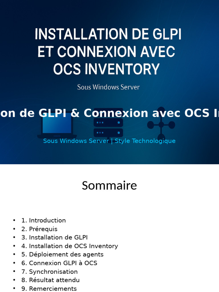 Installation_GLPI_OCS_Tech_Design | PDF