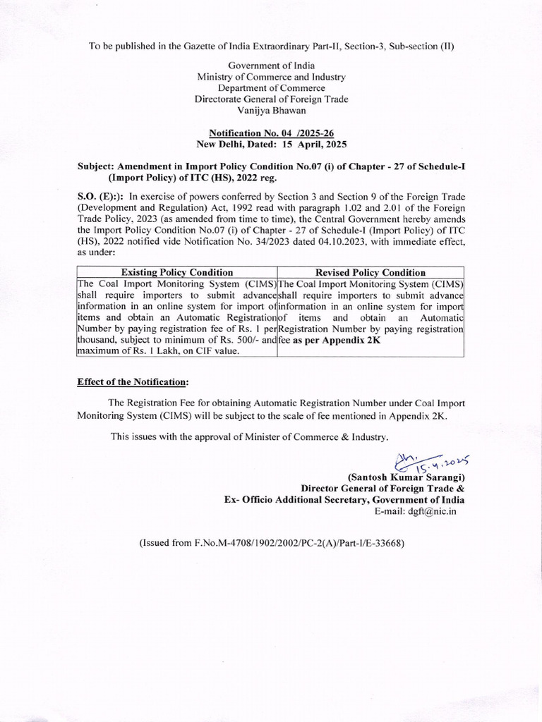 Notfication 04 Eng - 0001 | PDF