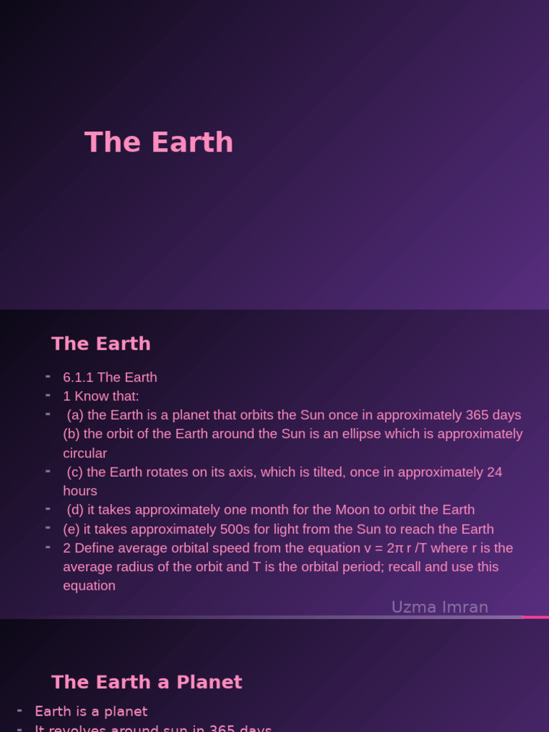The Earth | PDF