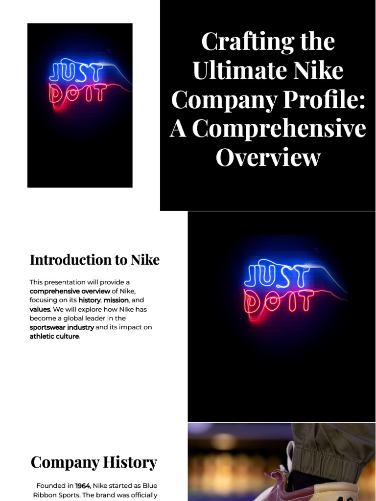 Slidesgo Crafting The Ultimate Nike Company Profile A Comprehensive ...