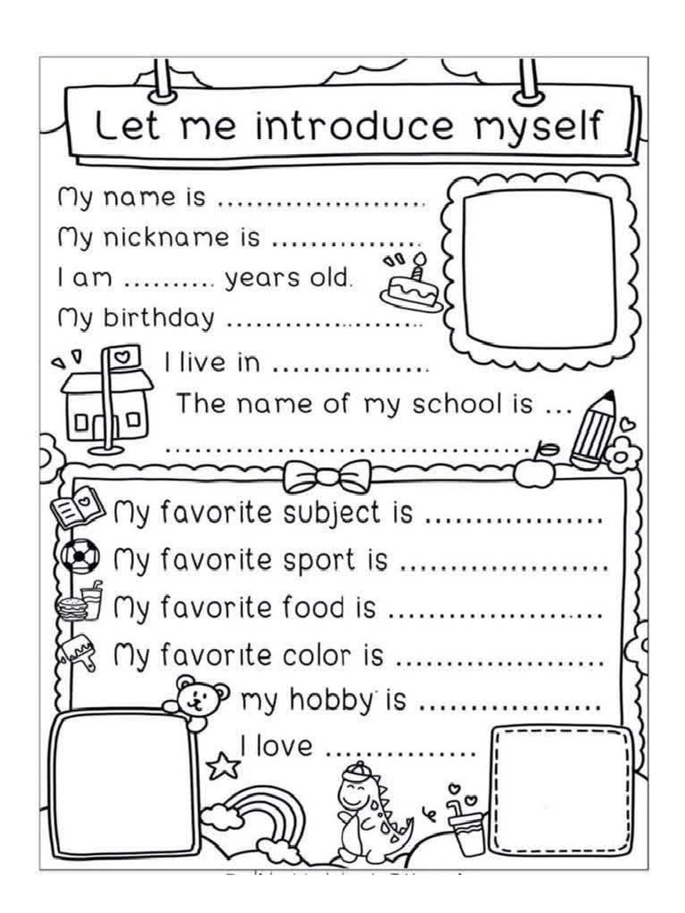 All About Me Kids 3 | PDF