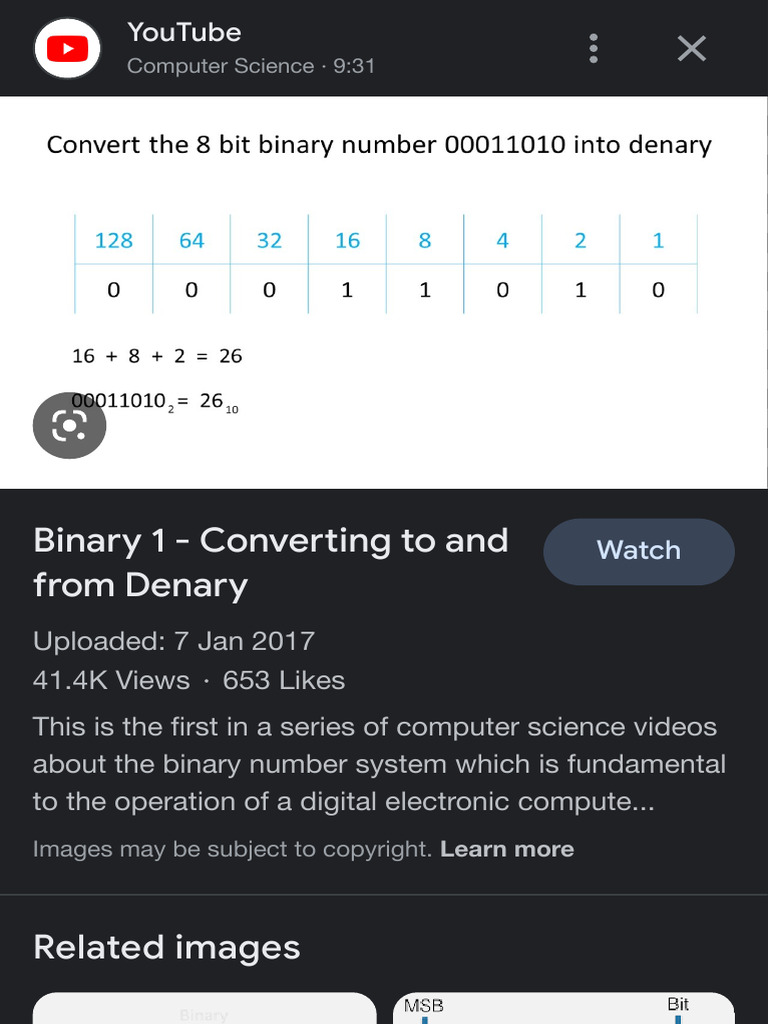 Denary Values - Google Search 3 | PDF